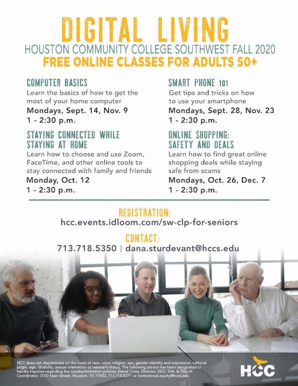 HCC: Digital Living, Free Online Classes for Adults 50+ - 5 Corners ...